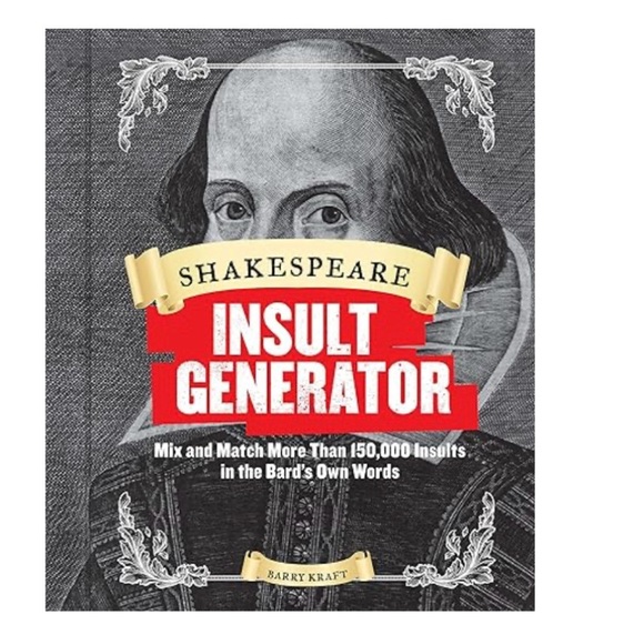 Chronicle Books | Games | Shakespeare Insult Generator | Poshmark